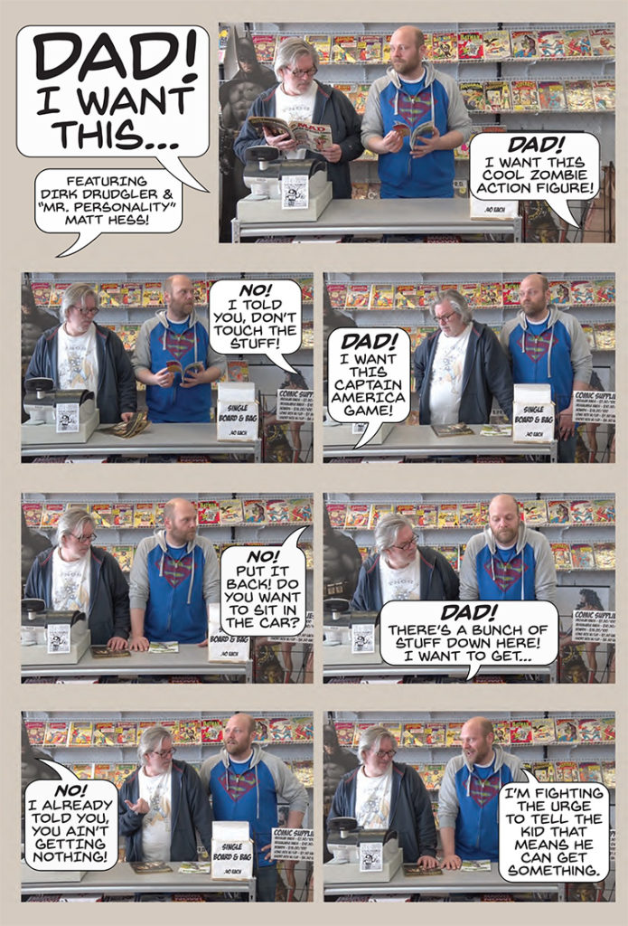 Dirk Drudgler and SKR Comics Web Design Projects Content Portfolio